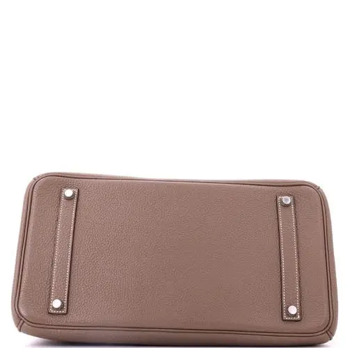 Hermès Birkin Handbag Togo With Palladium Hardware 35 - Grey