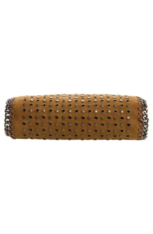 Stella McCartney Mini Falabella Studded Faux Suede Tote