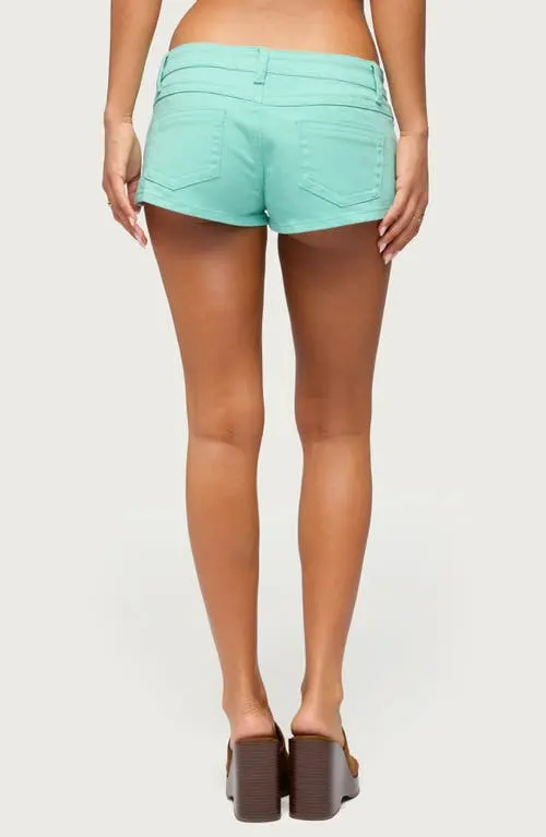 EDIKTED Jagger Low Rise Denim Shorts