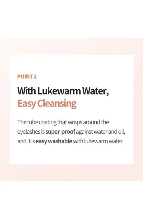 COSNORI Dynamic Setting Washable Long & Curl Mascara