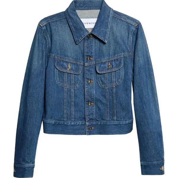 Givenchy Regular Fit Cotton Denim Jacket
