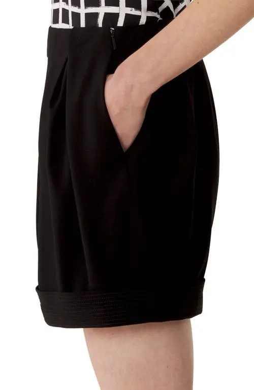 LANVIN Crepe Pleated Shorts