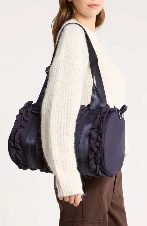 DAMSON MADDER Brooke Frill Barrel Bag