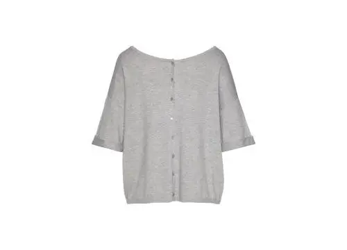 LASCANA Oversized Reversible Sweater - Grey