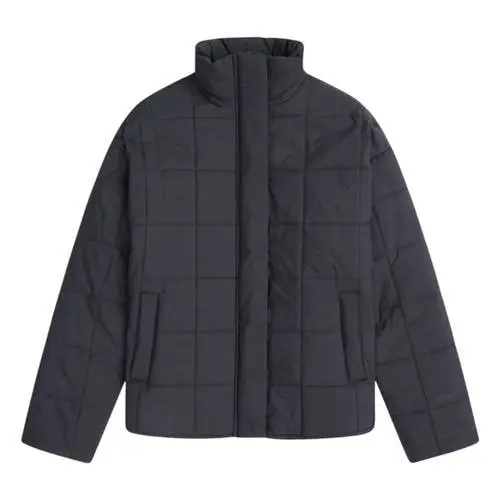 ANIMAL Nina Grid Quilted Padded Jacket - Black