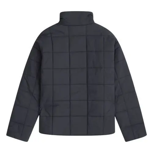 ANIMAL Nina Grid Quilted Padded Jacket - Black