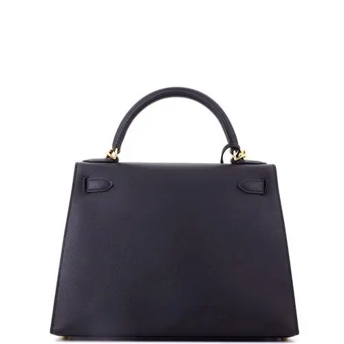 Hermès Kelly Handbag Epsom With Gold Hardware 28 - Black