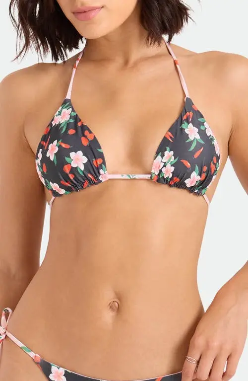 Volcom Sweet And Spicy Triangle Reversible Bikini Top