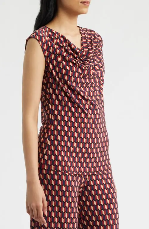 Anne Klein Cowl Neck Extended Shoulder Top