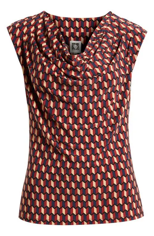Anne Klein Cowl Neck Extended Shoulder Top