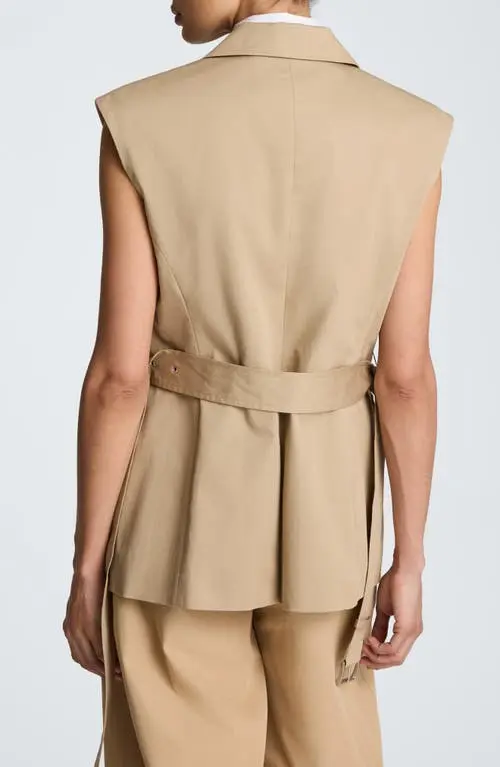 KENNETH COLE Belted Vest With Storm Flaps