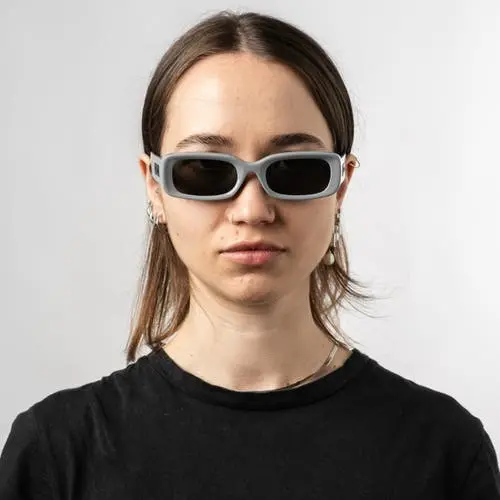 SAD EYEWEAR Mirror Sunglasses - Cement