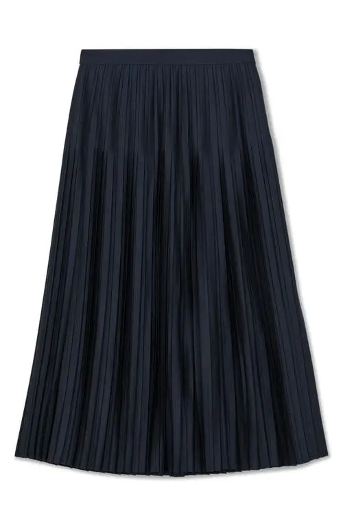 REISS Savannah Pleated Midi Skirt