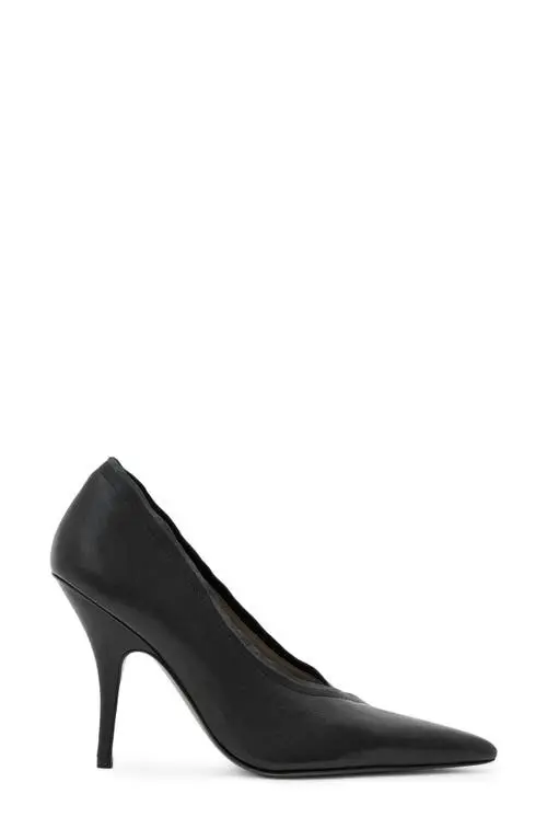 ALLSAINTS Vera Leather Stiletto Pumps - Black