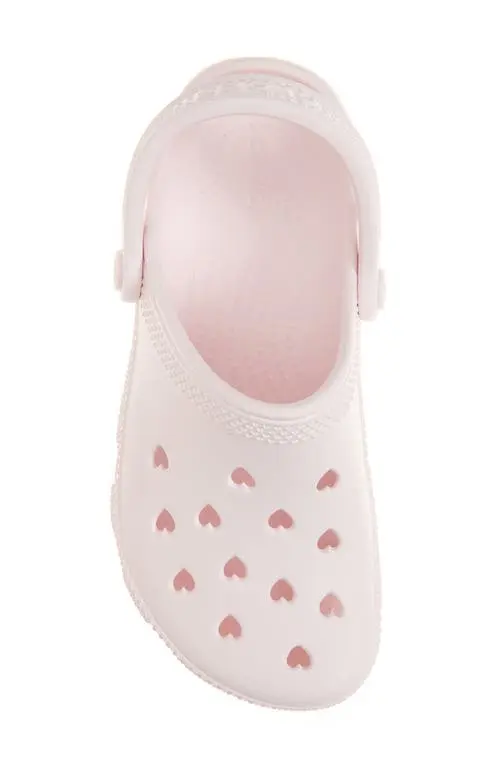 CROCS Classic Hearts Cutout Clog - Bubble Ice
