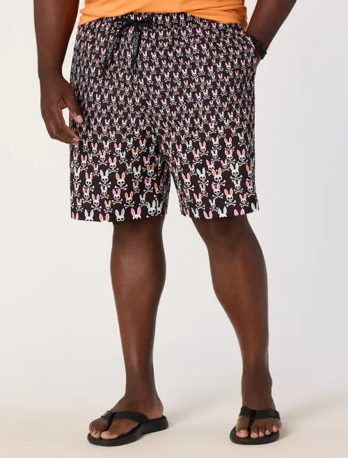 Psycho Bunny Big & Tall Byron Allover Swim Trunks