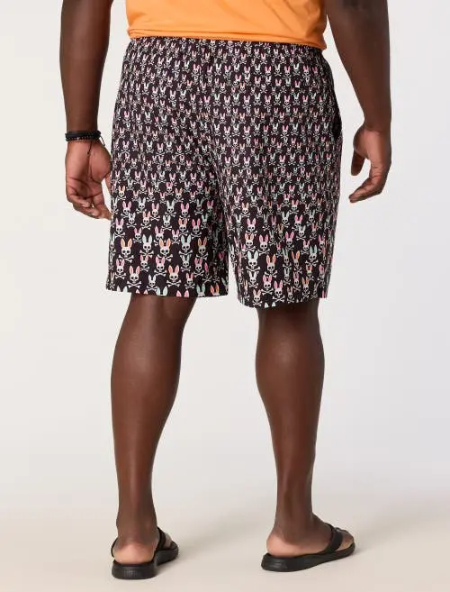 Psycho Bunny Big & Tall Byron Allover Swim Trunks