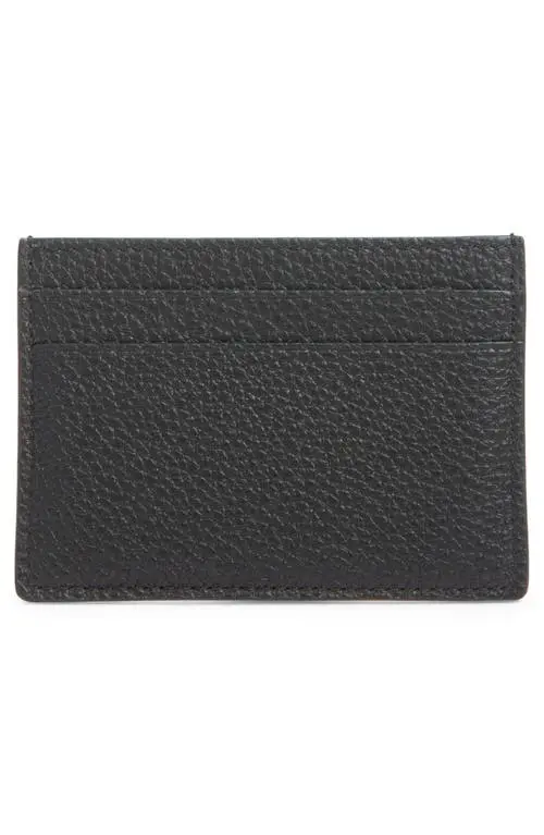 TOM FORD Grained Leather Card Case - Black