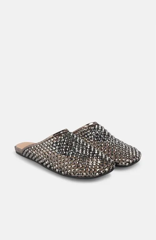 ALMA EN PENA Flat Mule Mesh Sandal