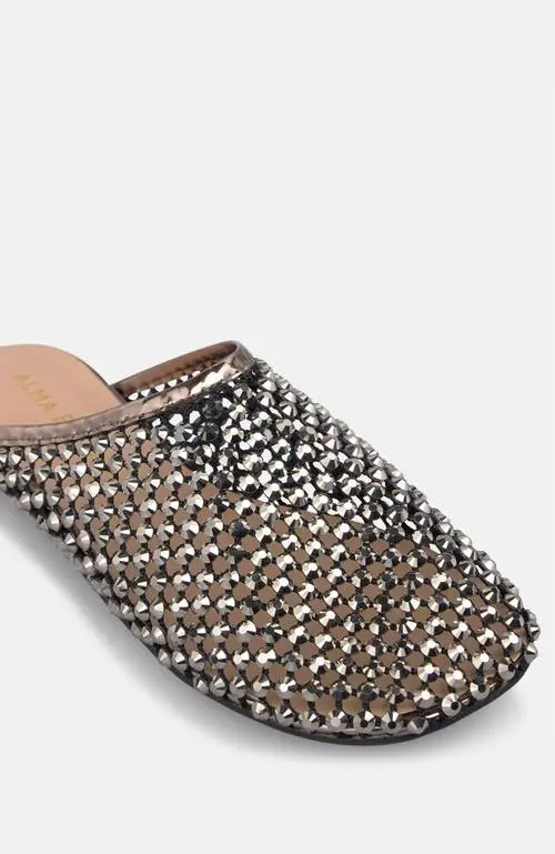 ALMA EN PENA Flat Mule Mesh Sandal