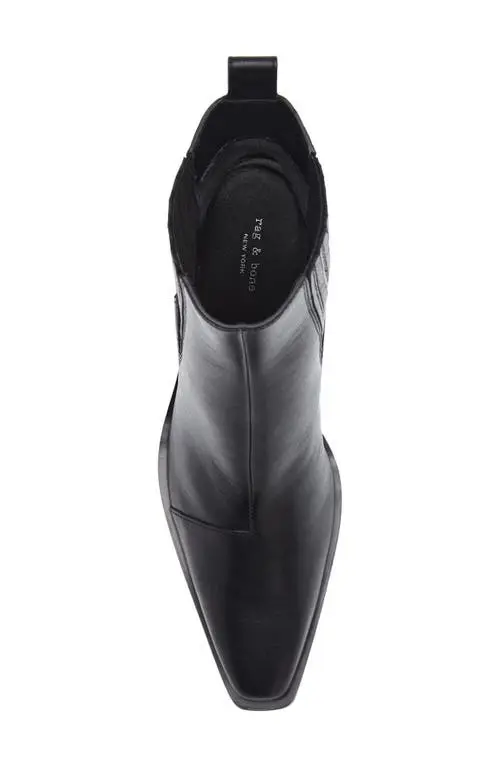Rag & Bone Newbury Suede Chelsea Boots - Black