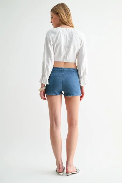 JEMINA DENIM The Sunday Patch Pocket Short