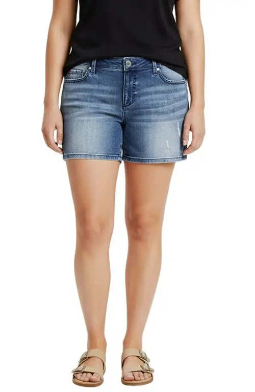 SLINK JEANS Distressed Side Vent Jeans - Linnea