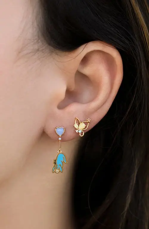 GIRLS CREW Disney Eeyore Set Of 4 Stud Earrings - Gold