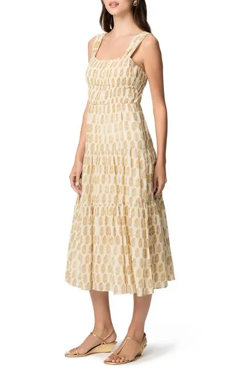 Paige Kinney Tiered Cotton Midi Dress
