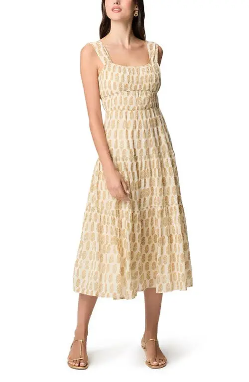 Paige Kinney Tiered Cotton Midi Dress