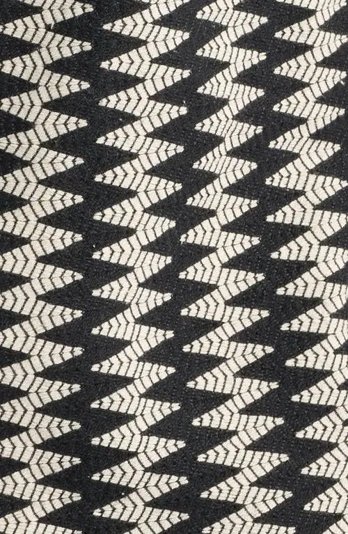 REISS Dain Chevron Stripe Knit Camp Shirt