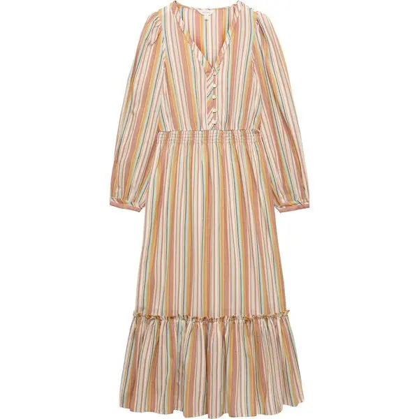 PER UNA BY M&S Stripe Long Sleeve Maxi Dress