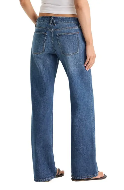 Good American Low Rise Loose Jeans