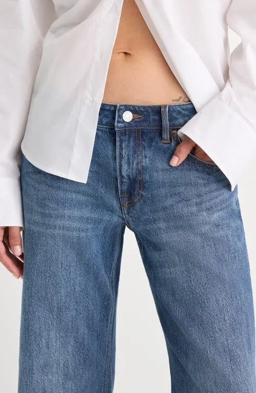 Good American Low Rise Loose Jeans