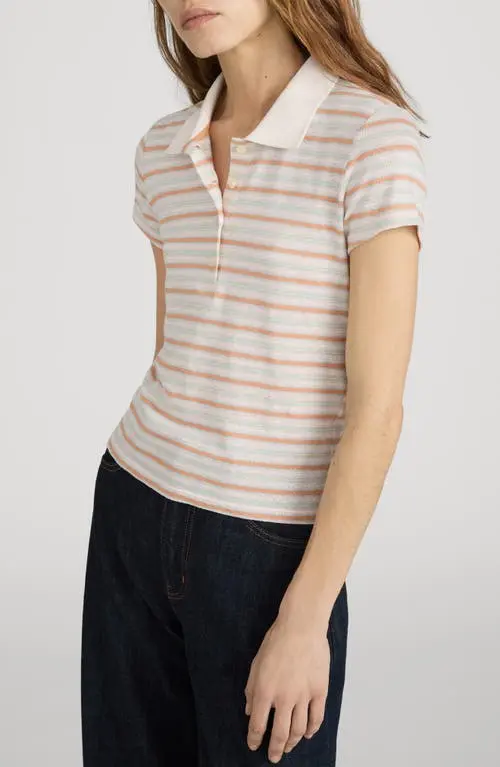 FRAME The Striped Polo