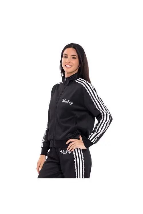 Disney Mickey Mouse "true Original" Athletic Track Jacket - Black Mickey Mouse
