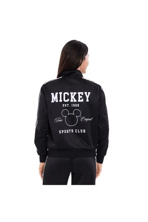 Disney Mickey Mouse "true Original" Athletic Track Jacket - Black Mickey Mouse