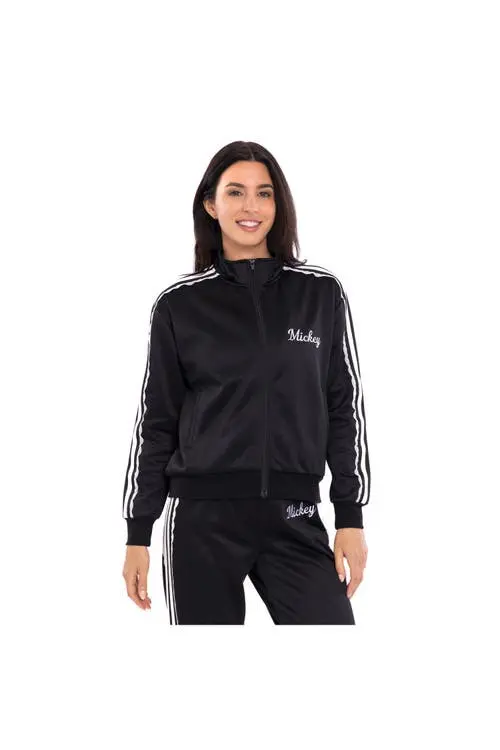 Disney Mickey Mouse "true Original" Athletic Track Jacket - Black Mickey Mouse