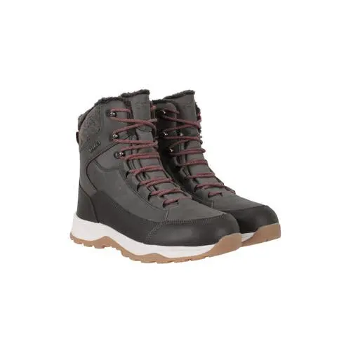 Mountain Warehouse Tundra Leather Snow Boots - Khaki
