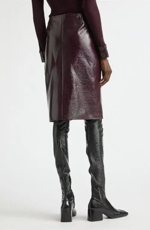 COURREGES Vinyl Skirt