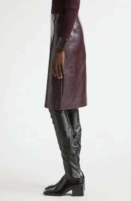 COURREGES Vinyl Skirt