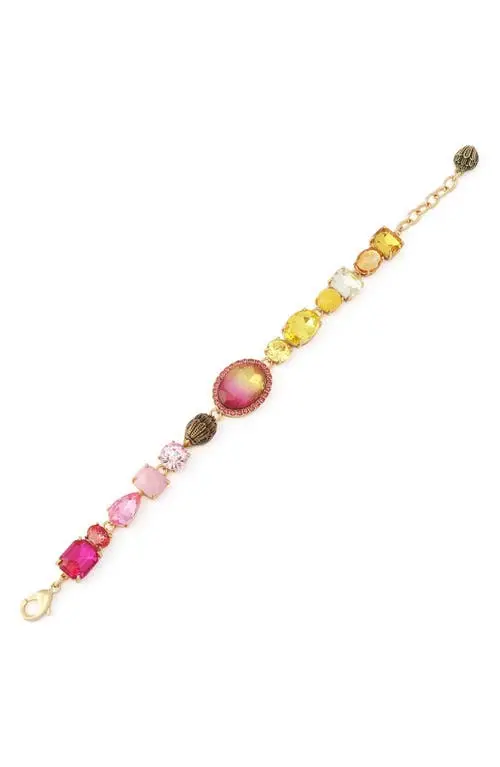 Kurt Geiger Gemstone Eagle Head Flex Bracelet