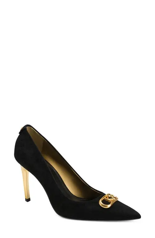 Donna Karan New York Panthia Pointed Toe Pump - Black