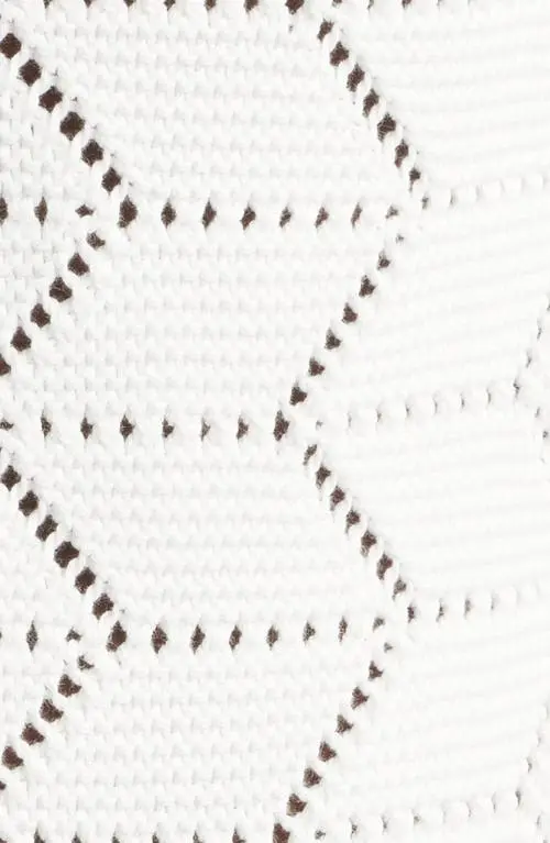 REISS Dalkeith Open Knit Camp Shirt