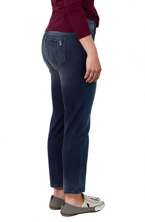 SLINK JEANS High Waist Ankle Skinny Jeans