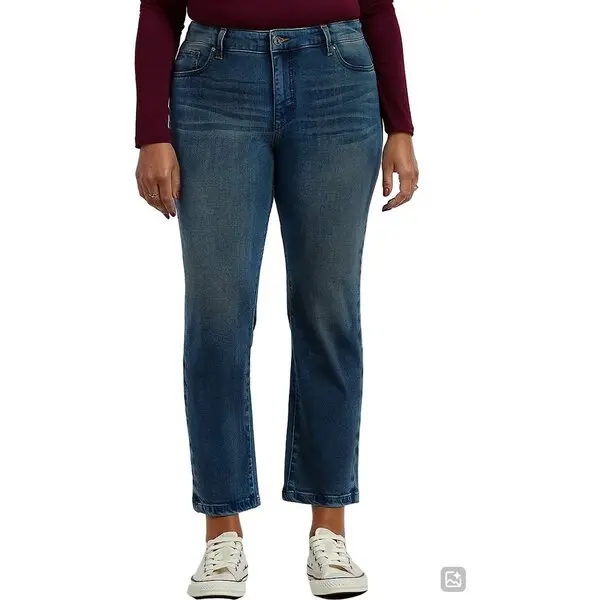 SLINK JEANS High Waist Ankle Skinny Jeans