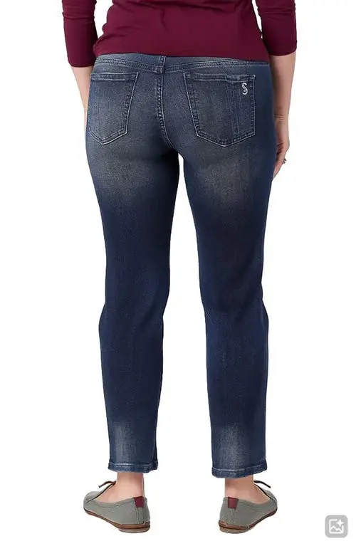 SLINK JEANS High Waist Ankle Skinny Jeans