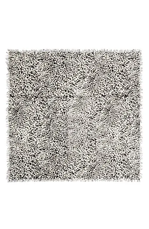Isabel Marant Étoile Alecia Print Fringed Wool & Cashmere Scarf