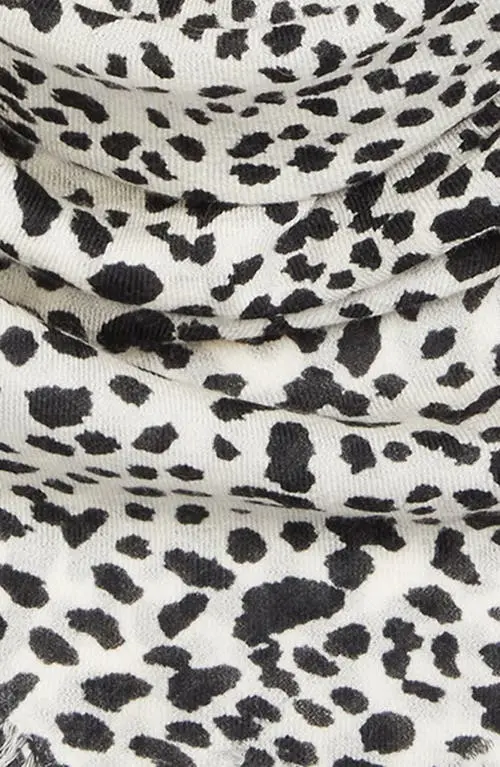 Isabel Marant Étoile Alecia Print Fringed Wool & Cashmere Scarf