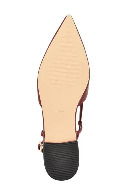 Nine West Harra Pointed Toe Flat - Medium Med